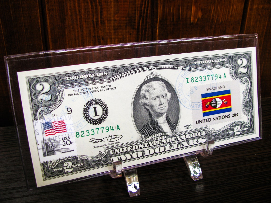 Two Dollar Note US 2 Dollar Bill paper Money Currency | Etsy