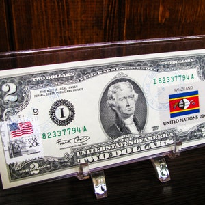 Two Dollar Note *US 2 Dollar Bill *paper Money Currency *federal ...