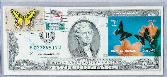 Two Dollar Bill 2 Dollar paper Money United States federal - Etsy