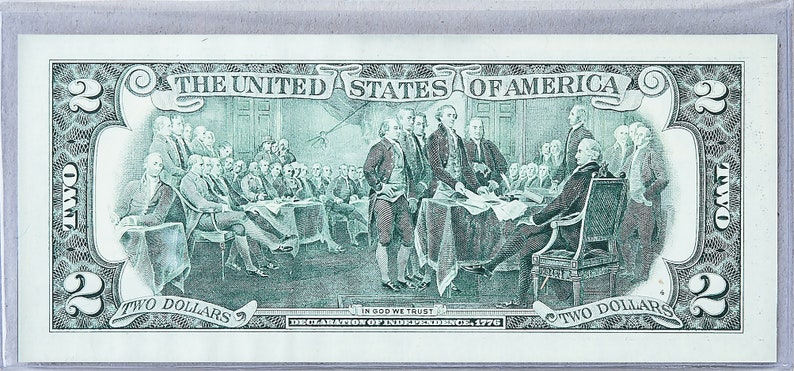 1976 Two Dollar Bill *paper Money Collectible *US Money UNC *2 Dollar ...