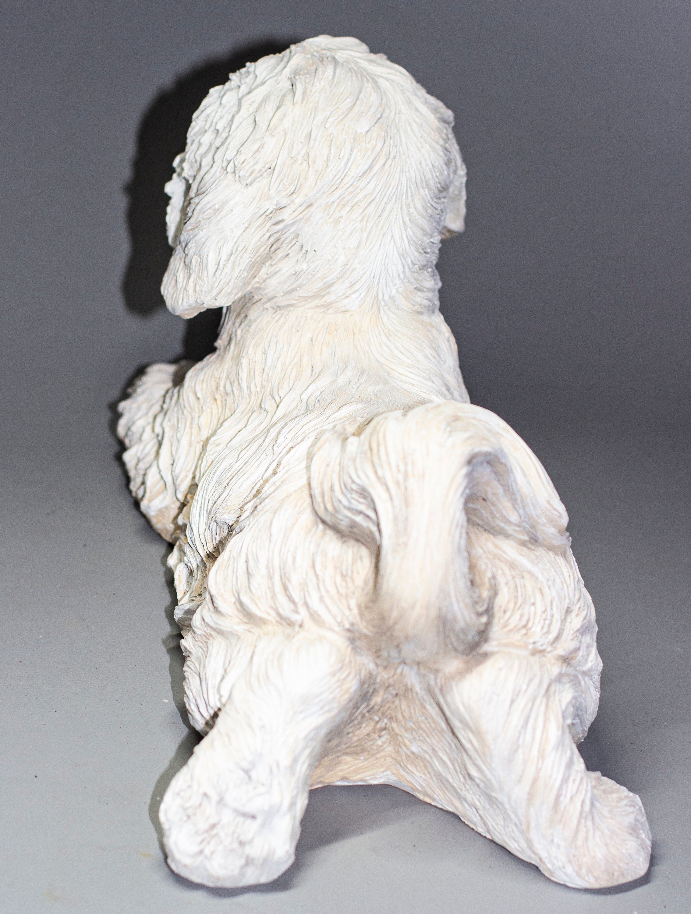 Maltese Urn Custom Paint *bolonka Memorial *cremation Statue Dog Ashes ...