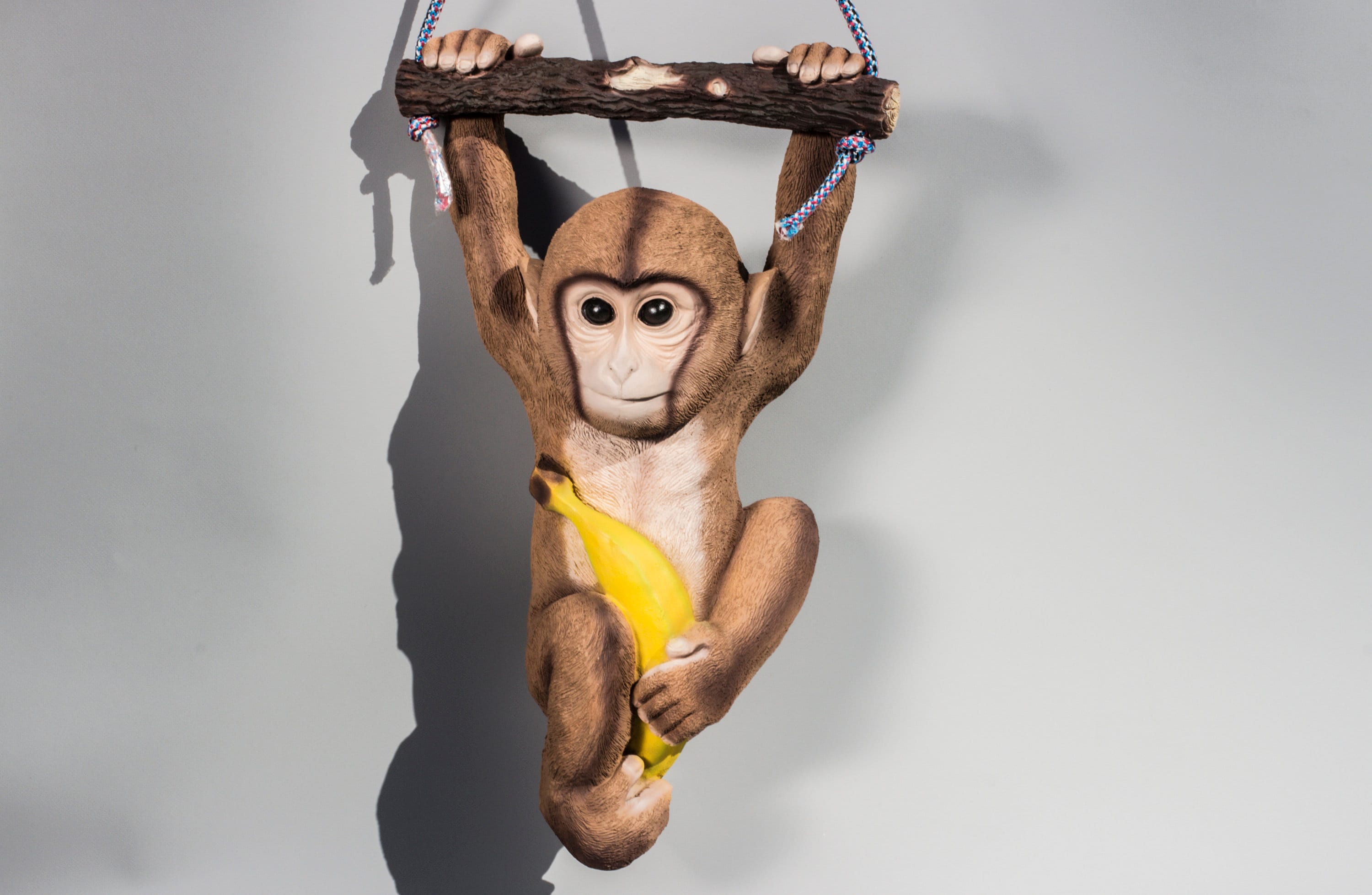 Hanging Monkey chimpanzee Statue tree Branch Decorations - Etsy UK
