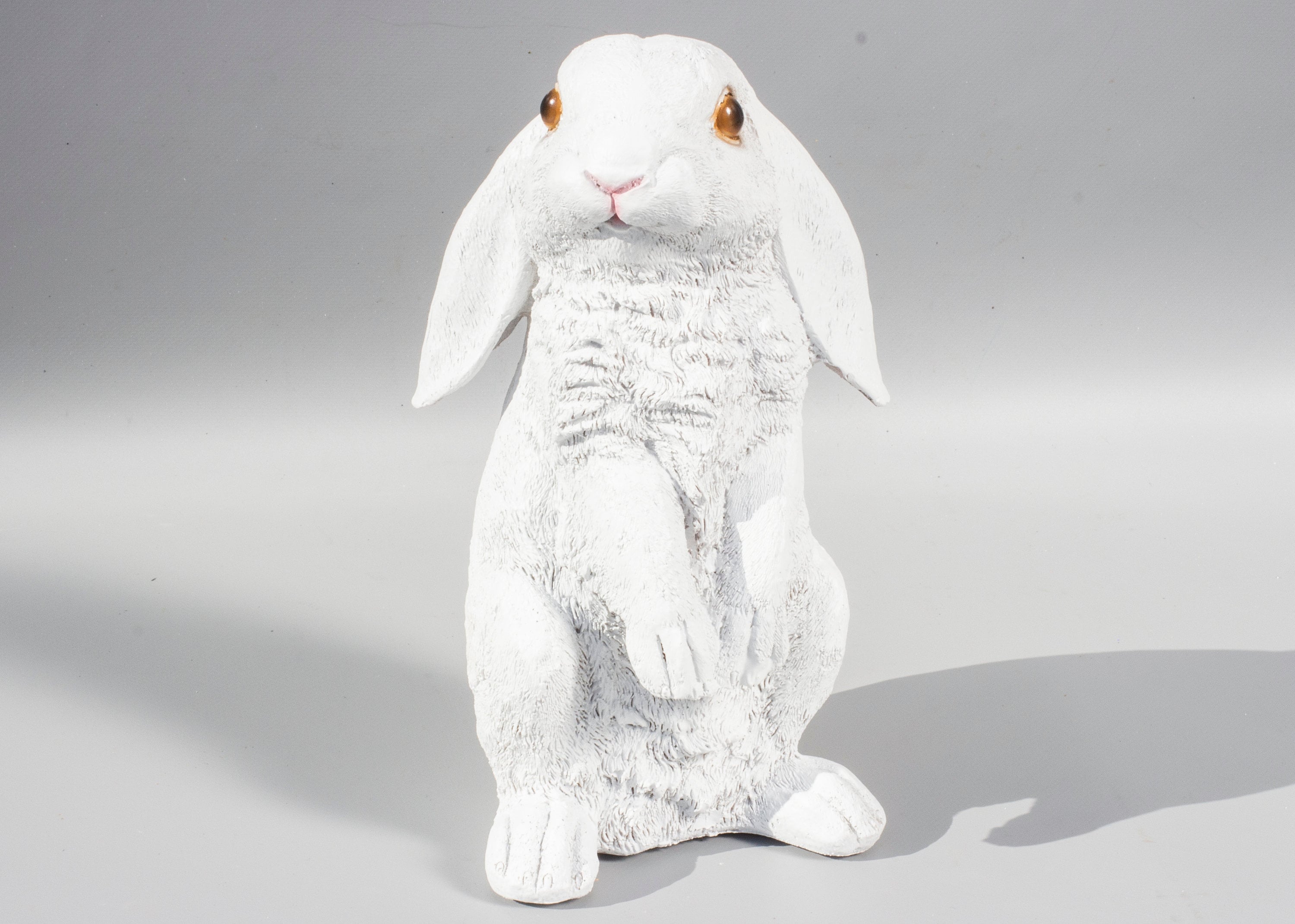 White Rabbit Statue lop Eared Bunny keepsake Memorial Animal - Etsy