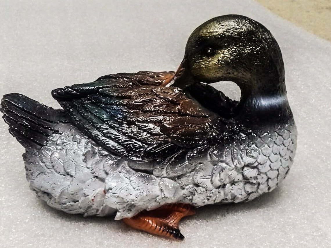 Garden Figure Duck Duckling Figurine Decor Outdoor Yard | Etsy