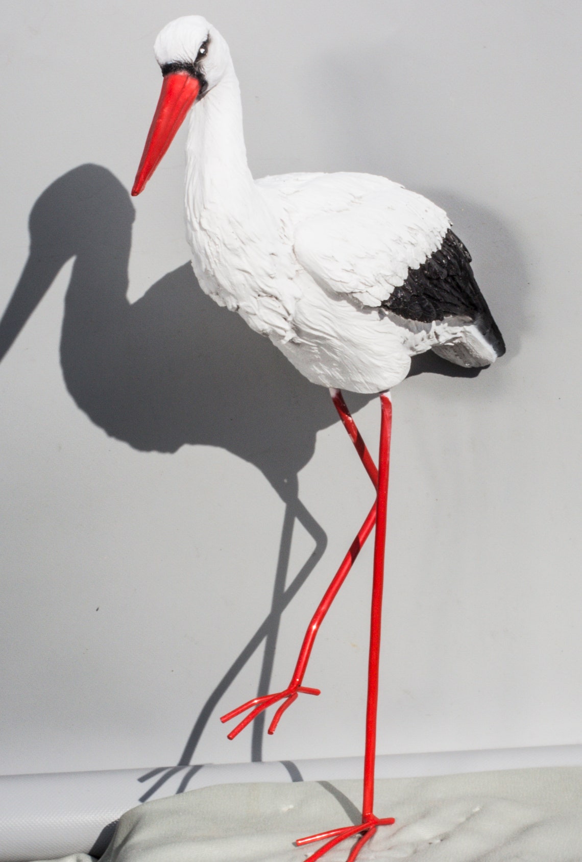 Stork Figurine Wildlife Statue Garden Sculpture Bird Large | Etsy