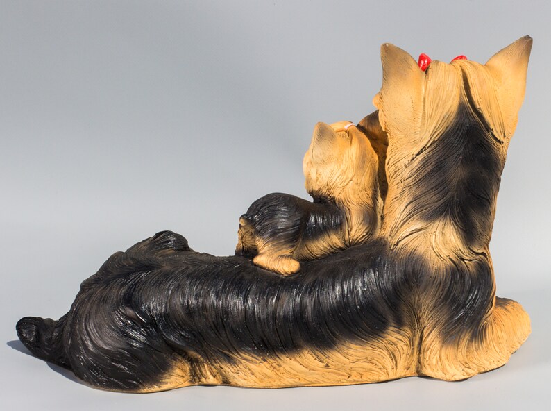 Yorkshire Terrier Urn cremation Urn Pets yorkie Statue urn - Etsy