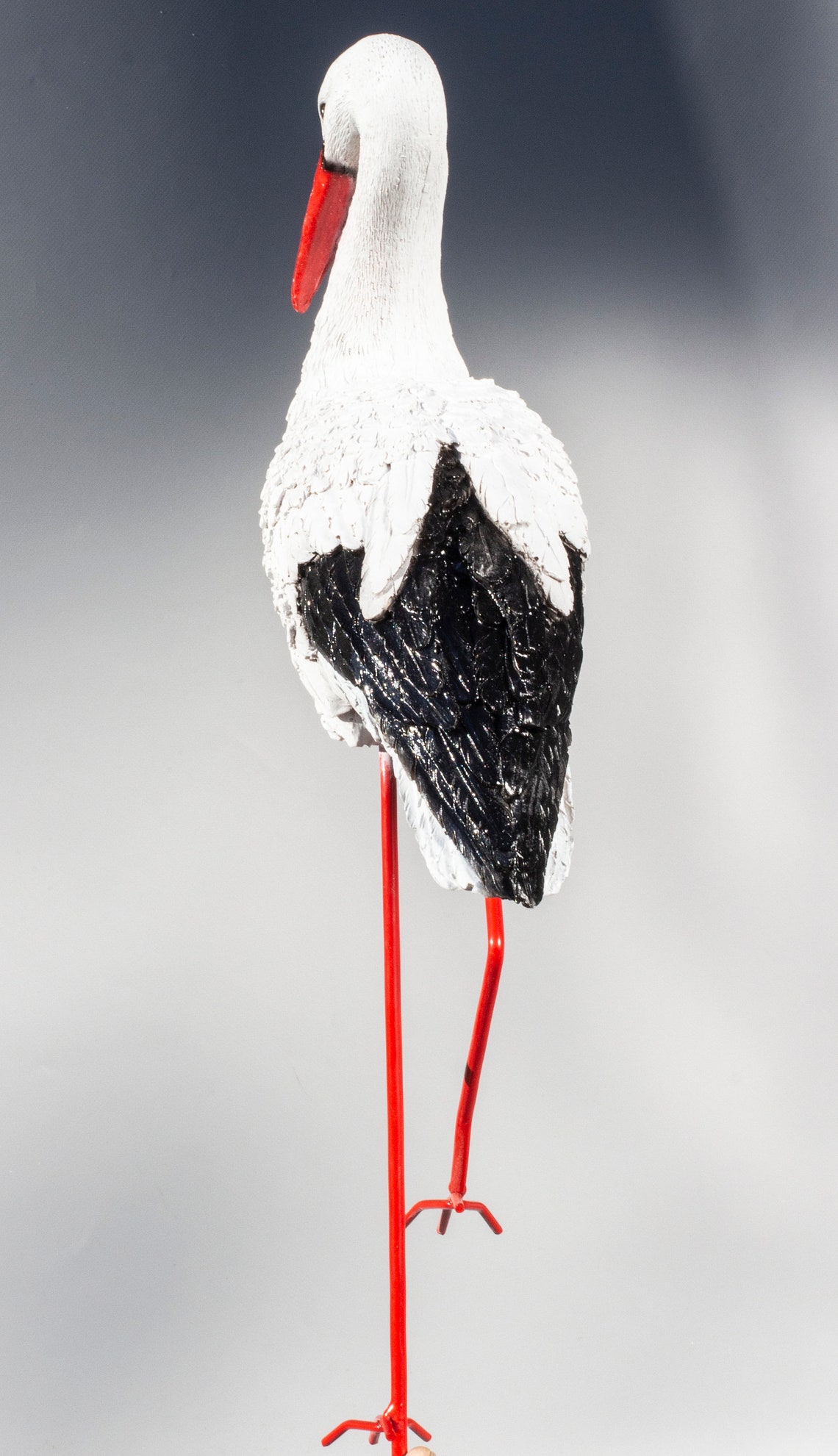 Stork Figure garden Sculpture Bird wildlife Statue Outdoor - Etsy