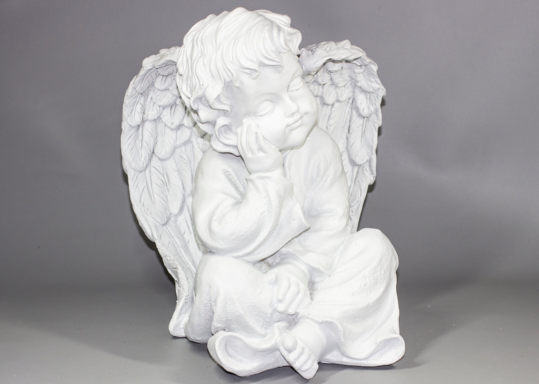 Graveside Angel Statue keepsake Memorial Sculpture cemetery - Etsy