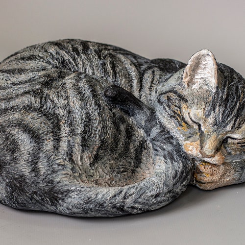 Cat Urn for Ashes keepsake Memorial cremation Pet Statue - Etsy