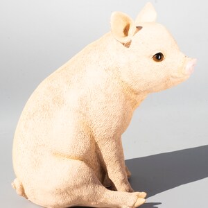Pig Urn hog Sculpture casket Pet Ashes memorial Grave Decorations ...