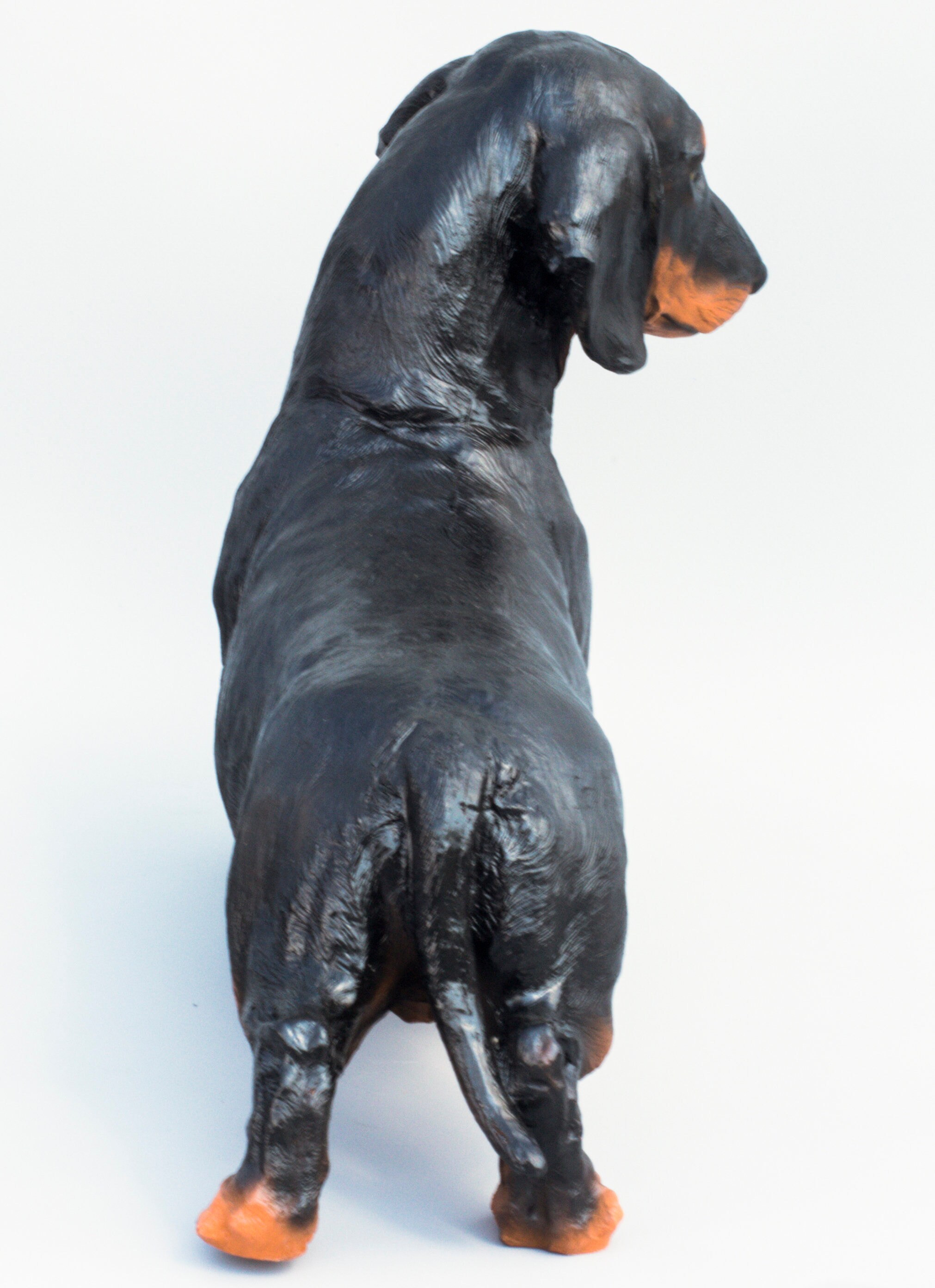 Dachshund Sculpture pet Memorial Realistic animal Loss Grave - Etsy