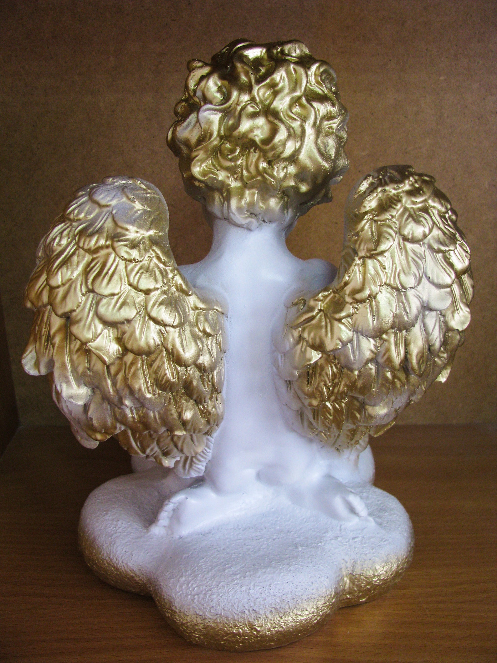 Praying Angel Statue memorial Cherub Figurine cemetery - Etsy