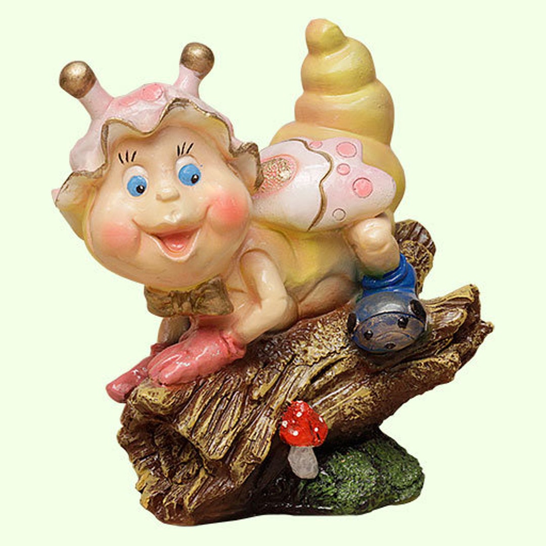 Insect Sculpture bug Figurine beetle Statue fairy Garden Ornament ...