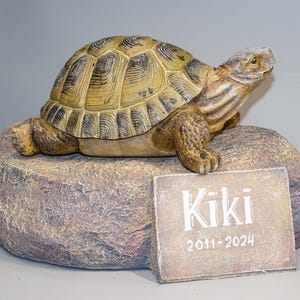 Turtle Memorial Urn *cremation Sculpture Tortoise Ashes Holder *unusual ...