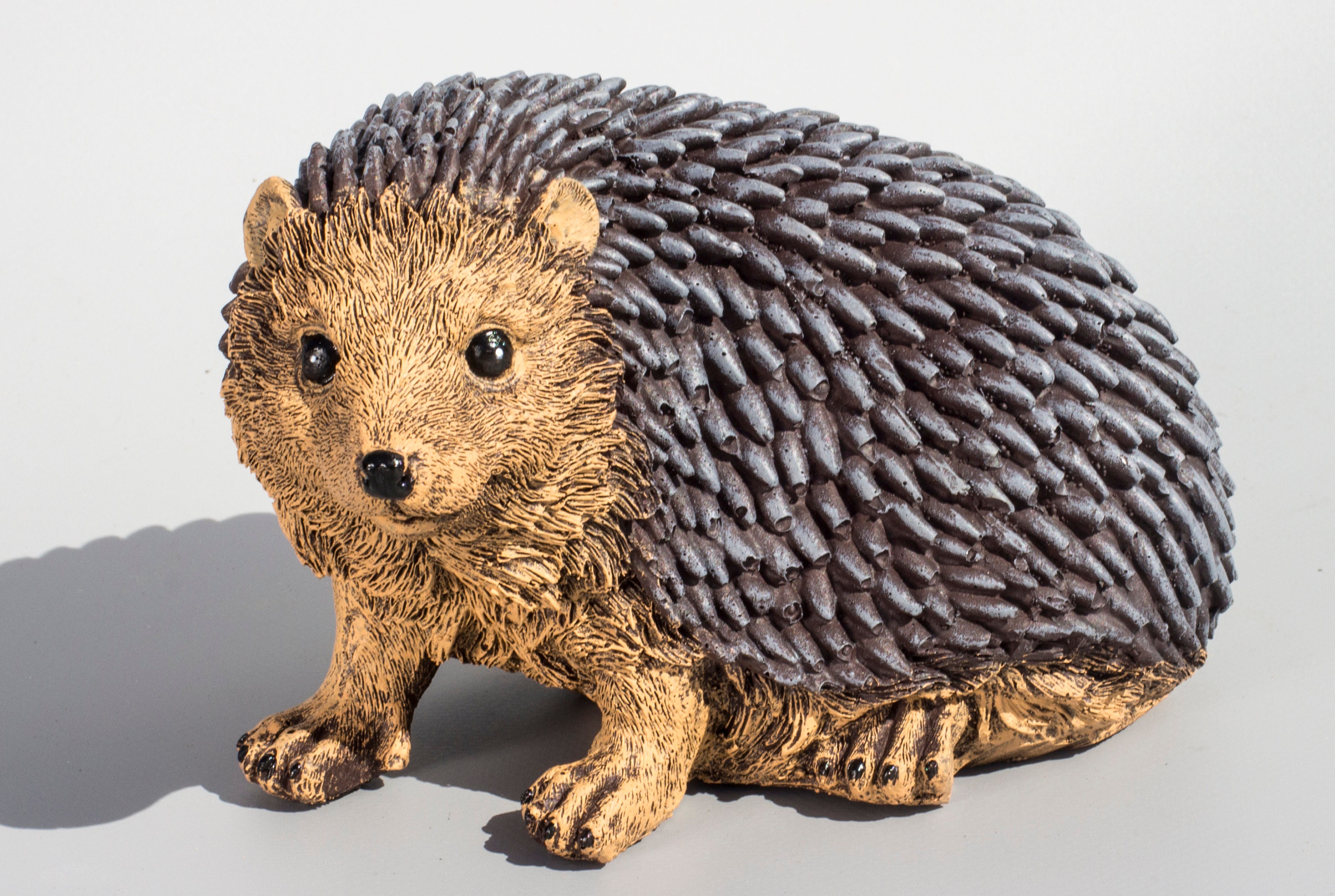 Hedgehog Statue wildlife Sculpture outdoor Garden Decor | Etsy