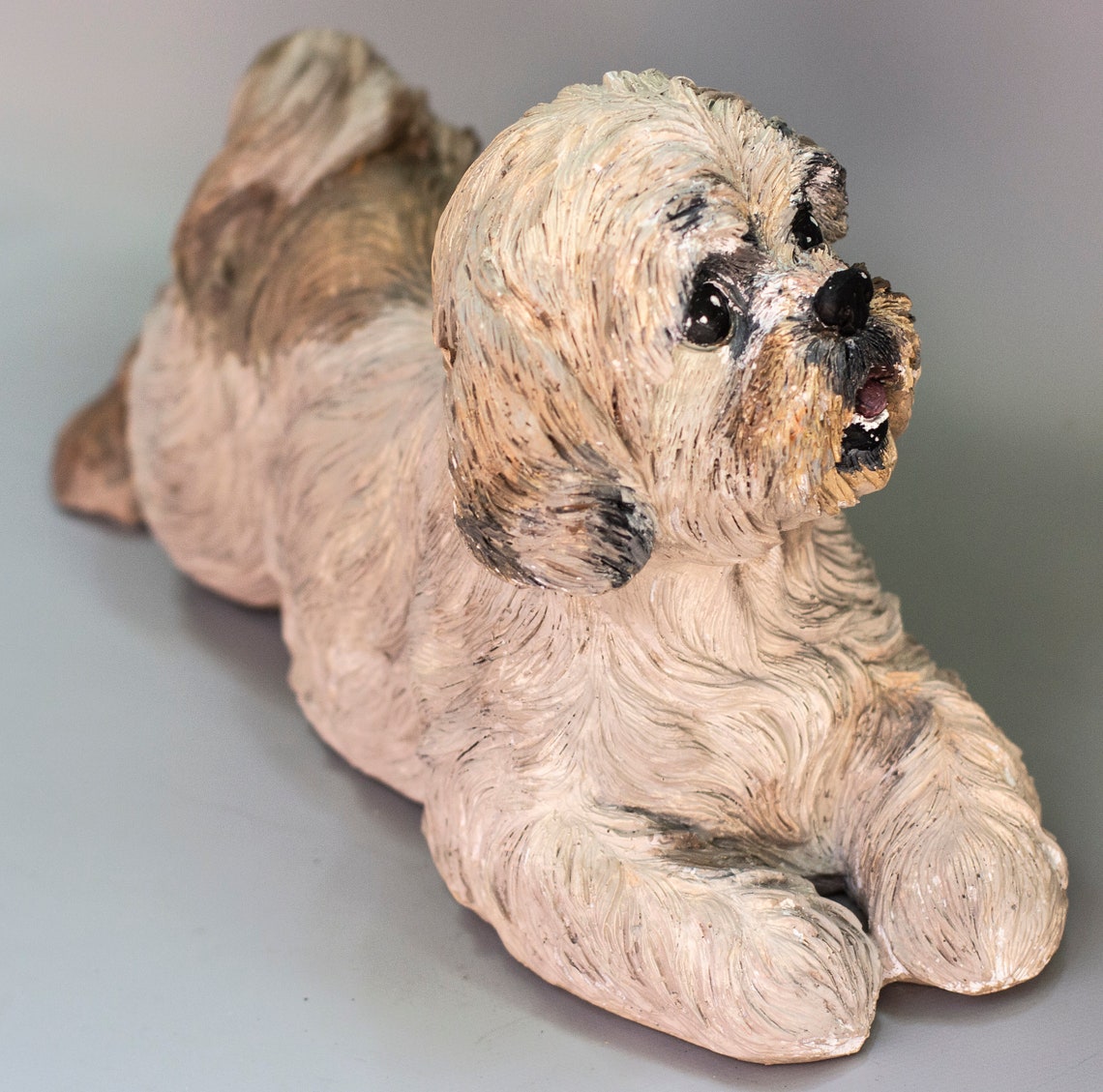 Shih Tzu Urn Custom Paint cremation Statue Dog Ashes pet - Etsy