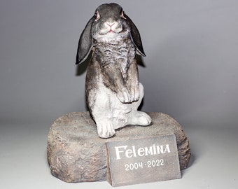 Lop Rabbit Memorial Stone - Etsy