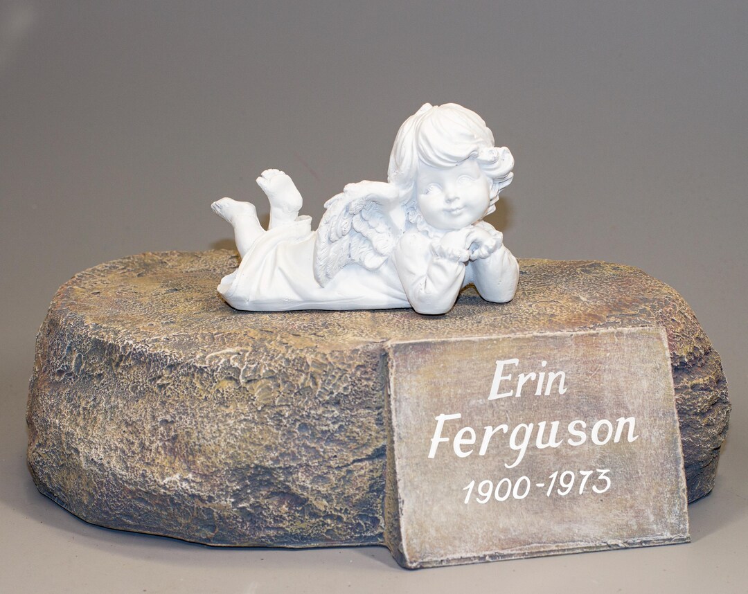 Resting Angel Urn *cremation Statue Human Ashes Holder *unique Keepsake ...