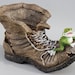 Statue Flower Pot *boot Planter *garden Sculpture Frog *decorative ...