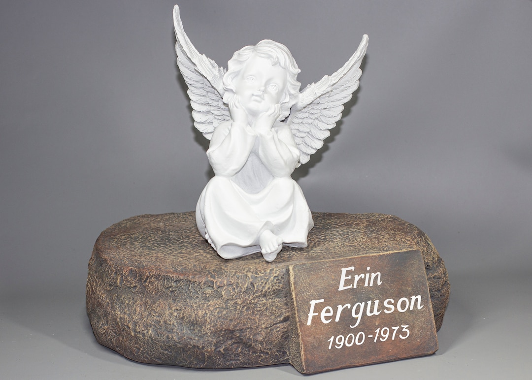 Weeping Angel Urn Human Ashes *adult Cremation Memorial Indoor *unusual ...