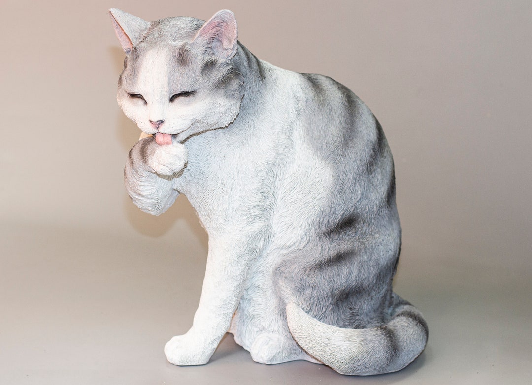Sitting Cat Statue *pet Keepsake Memorial *animal Grave Decor *outdoor ...