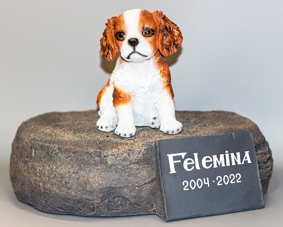 Cocker Spaniel Urn dog Memorial Stone unique Cremation - Etsy