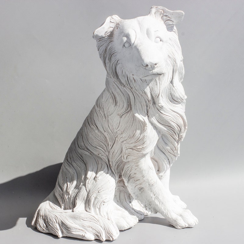 Border Collie Statue - Etsy