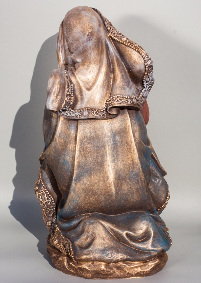 Our Lady Statue virgin Mary Figurine religious Sculpture - Etsy