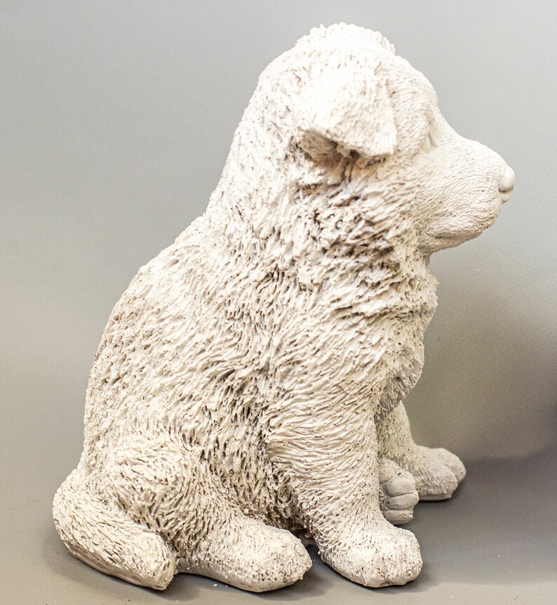 Siberian Husky Statue Unpainted sitting Dog Memorial Ready to | Etsy