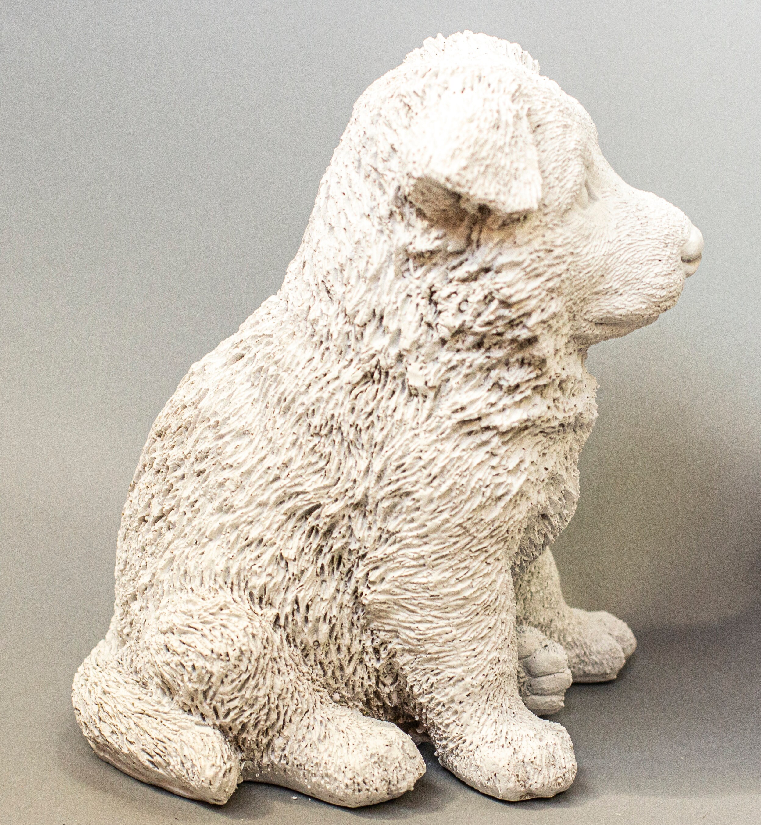 Siberian Husky Statue Unpainted sitting Dog Memorial Ready to | Etsy