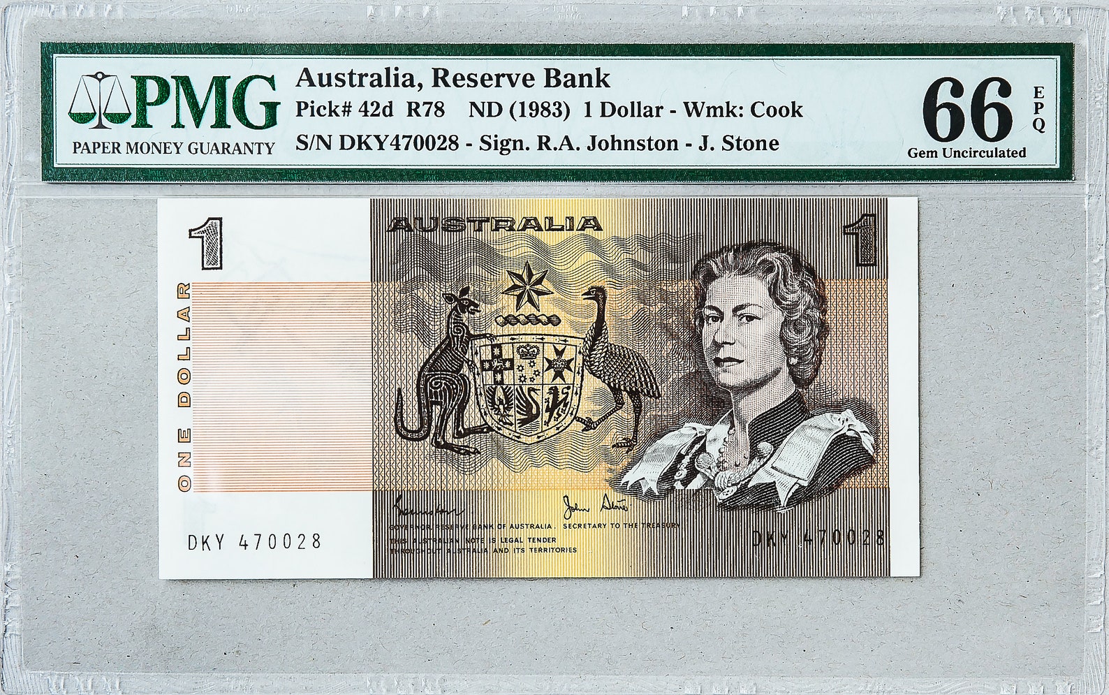 Australia Money 1 Dollar Australian 1983 reserve Bank Note | Etsy