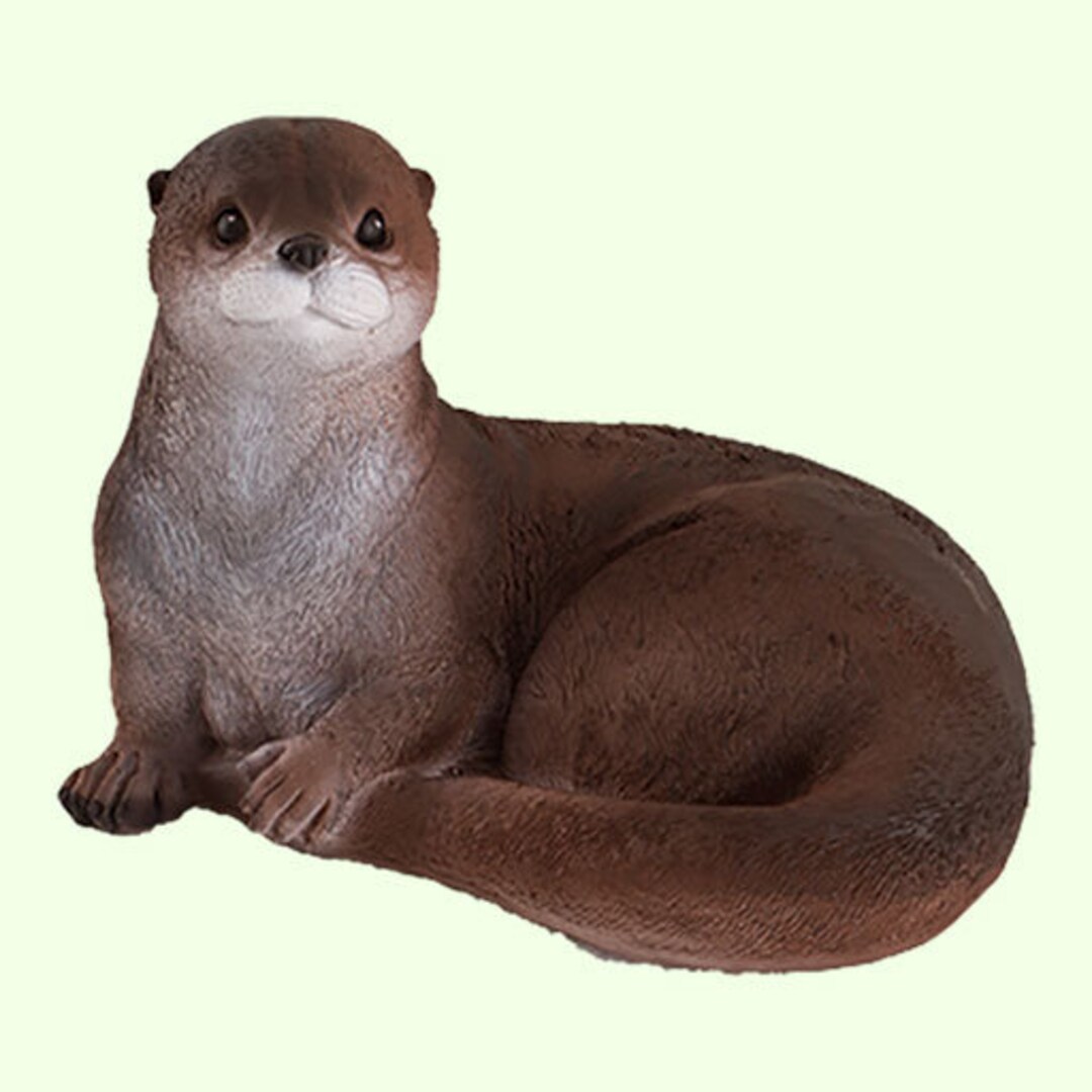 Piggy Bank Adult otter Sculpture money Box Animal coin Bank Figurine ...