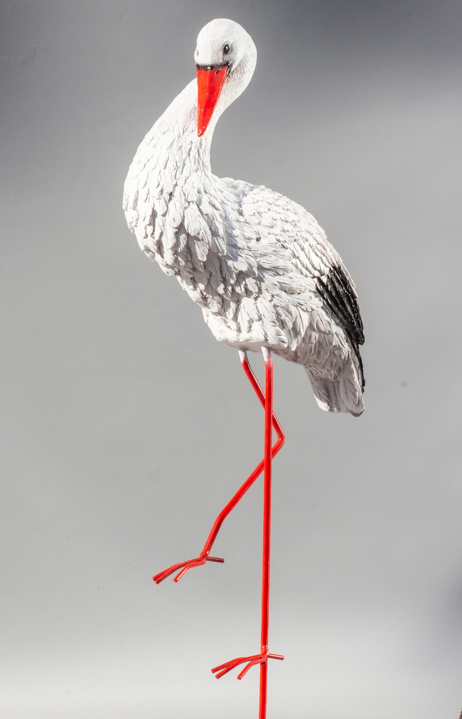 Stork Figure garden Sculpture Bird wildlife Statue Outdoor - Etsy