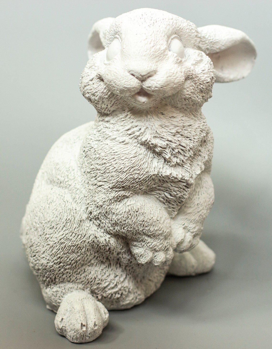 Bunny Statue Unpainted *rabbit Memorial Ready to Paint *garden ...