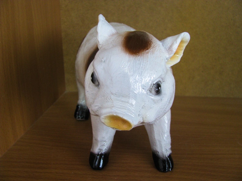 Piggy Bank Pig coin Bank Adult sculpture Farm Animal money - Etsy