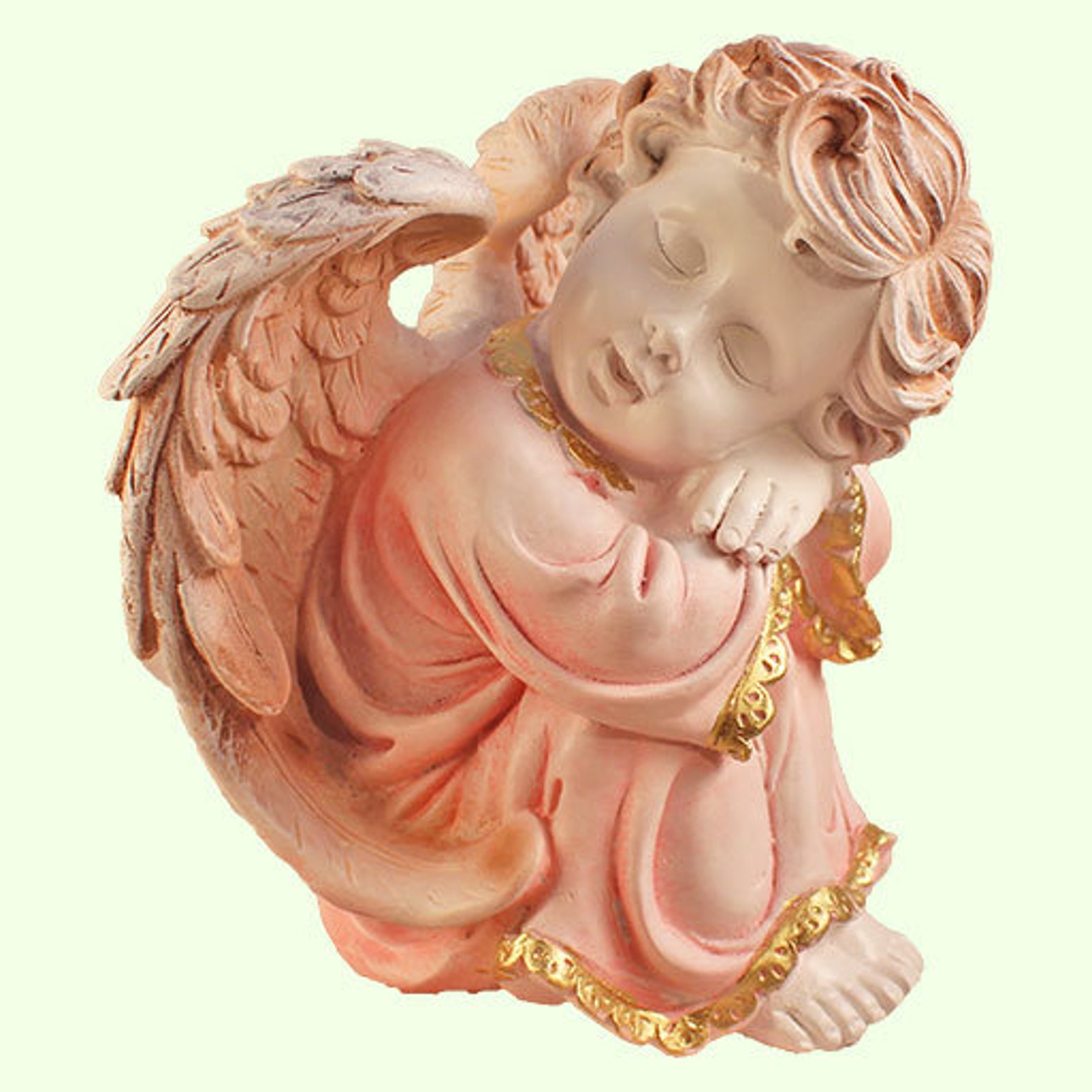 Angel Statue Garden statuary Religious angel Sleeping - Etsy