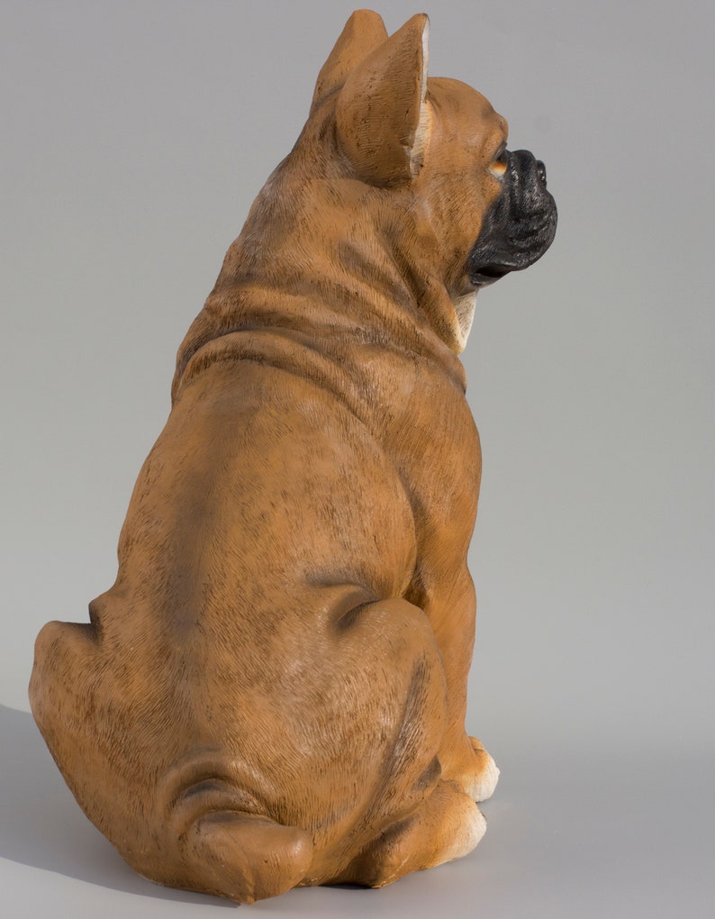 French Bulldog Urn *pet Memorial Statue *cremation Casket Dog Ashes ...