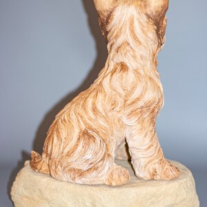 Unique Casket Pet Urn yorkie Memorial Stone Plaque cremation - Etsy