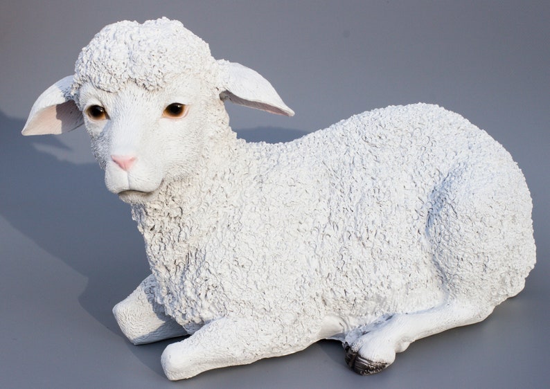 Sheep Statue farm Animals Sculpture backyard Decor Garden - Etsy