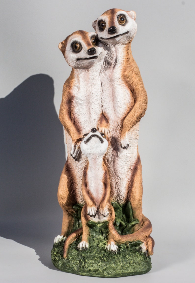 Meerkat Sculpture wildlife Garden Decor african Animal - Etsy