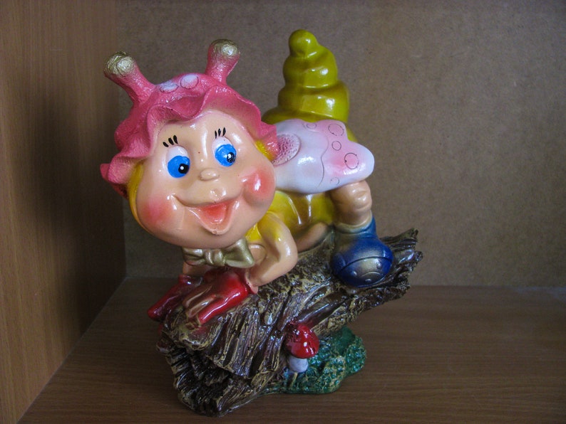 Insect Sculpture bug Figurine beetle Statue fairy Garden | Etsy