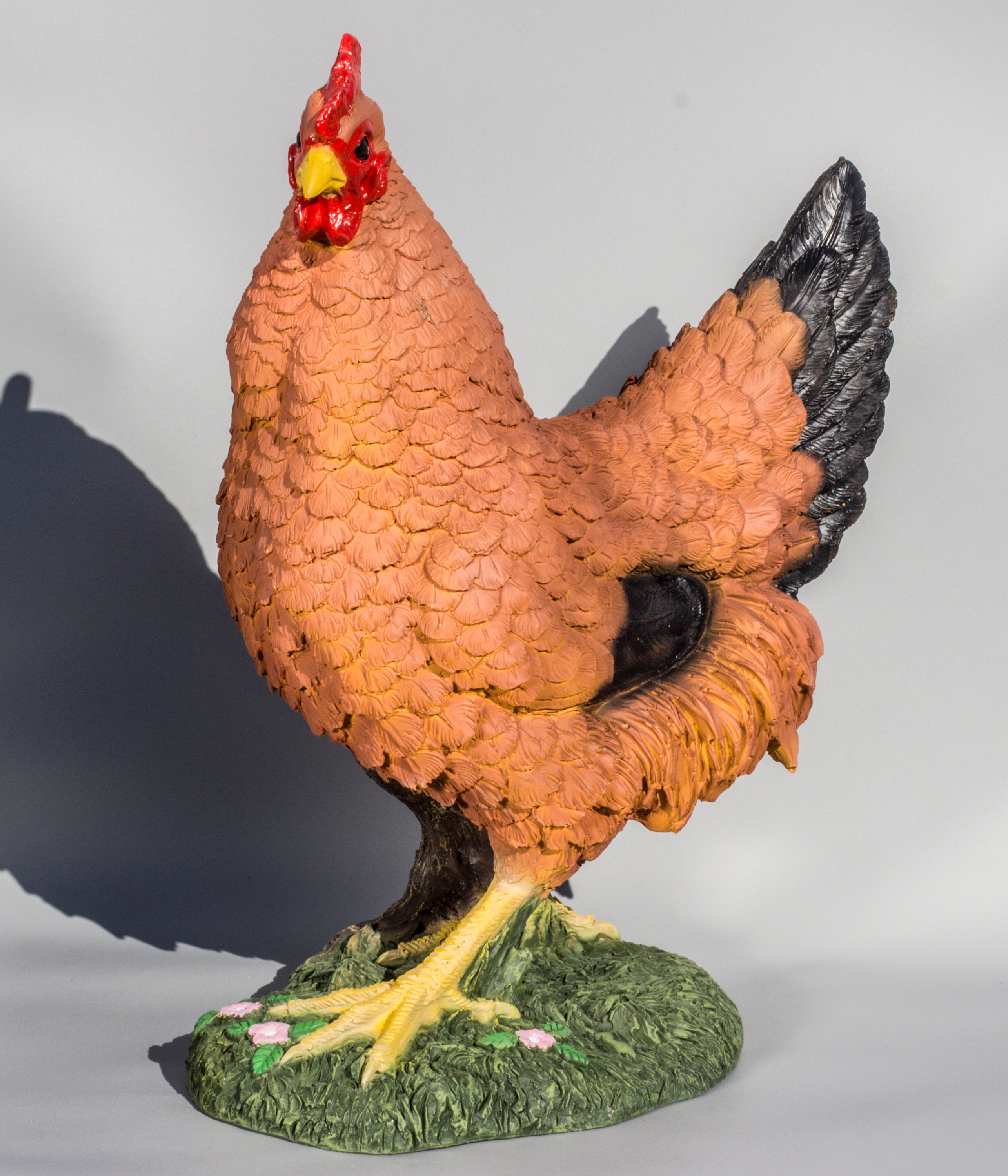 Chicken Sculpture hen Statue Large poultry and Farm Decor - Etsy