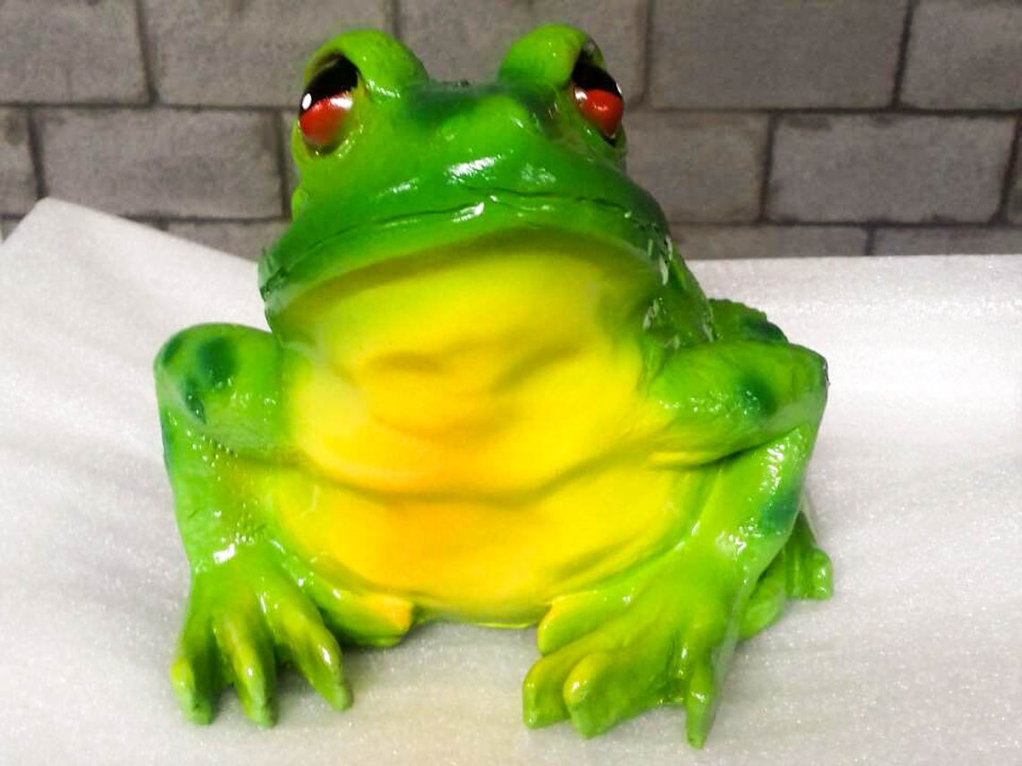 Frog Bank toad Statue coin Bank Adult saving Piggy Money - Etsy