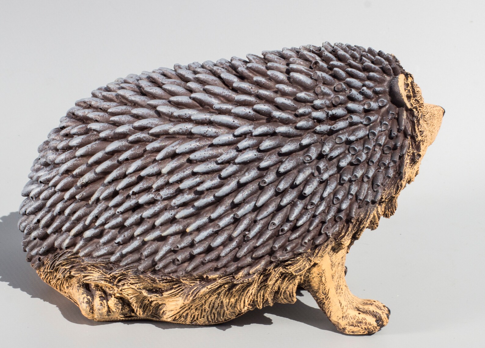 Hedgehog Statue wildlife Sculpture outdoor Garden Decor | Etsy