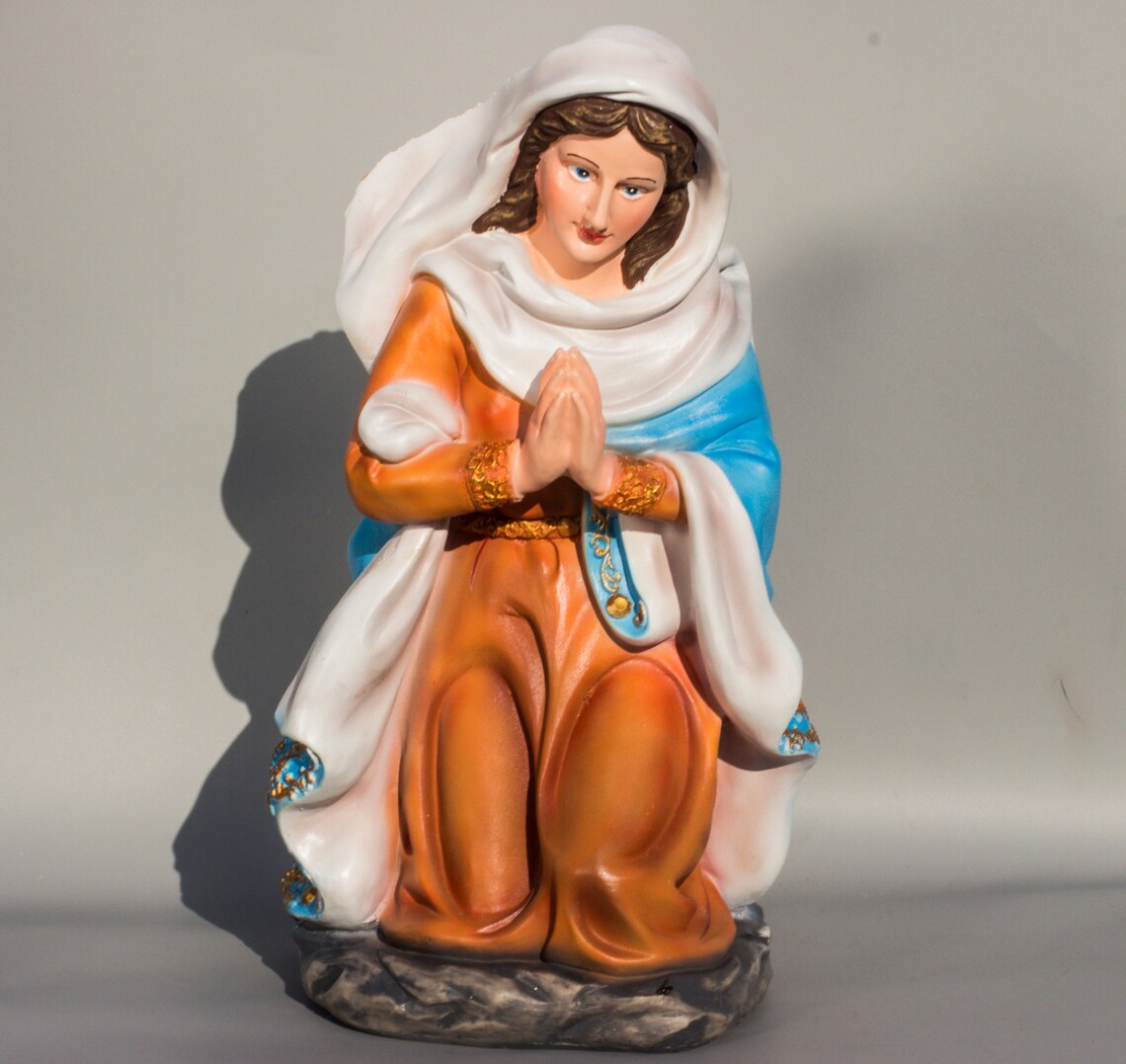 Blessed Mother Statue our Lady Figurine religious Sculpture - Etsy