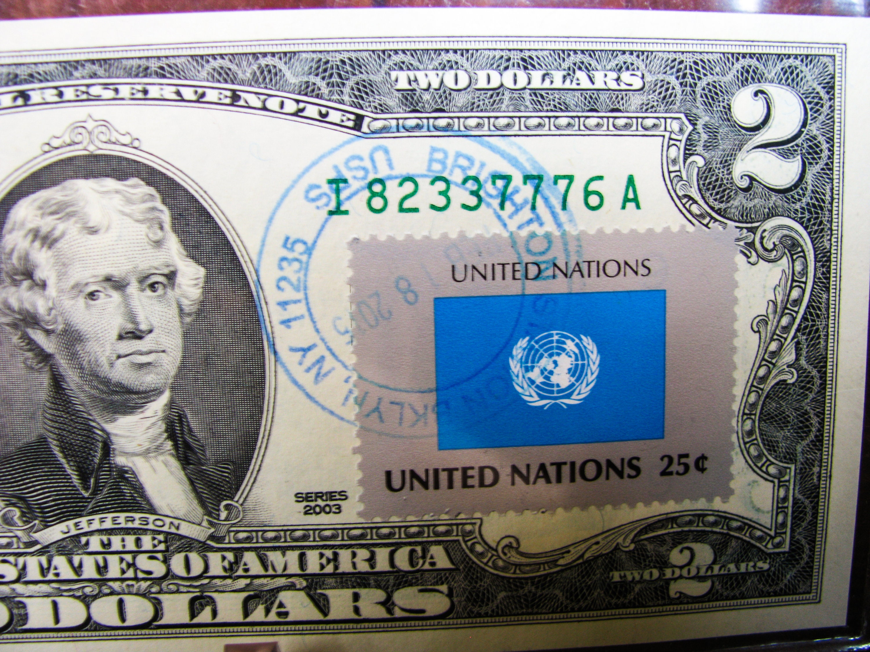 Currency Notes US *2 Dollar Bill *federal Reserve Bank *paper Money Two ...