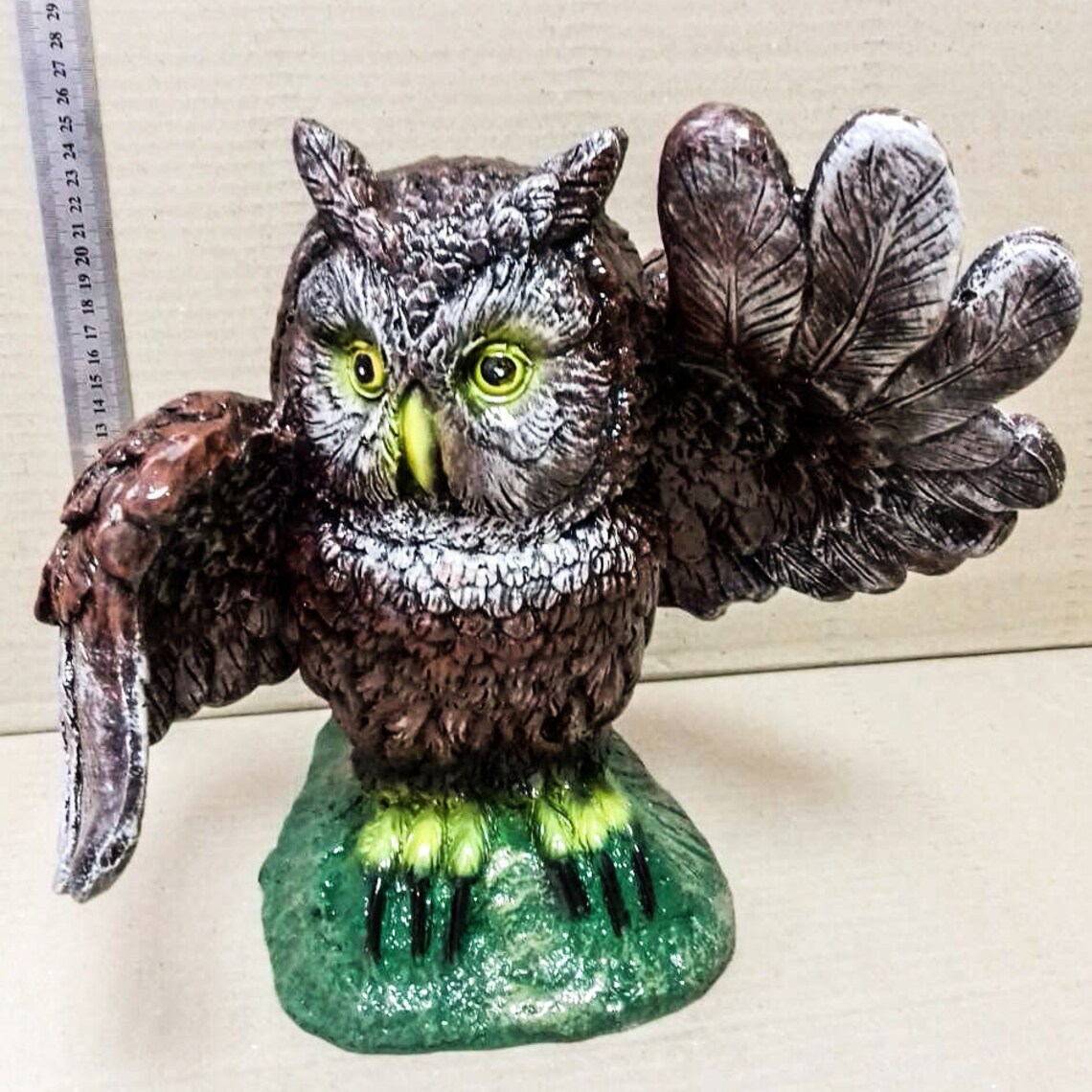 Sculpture Owl wisdom Symbol Gift garden Statue Large - Etsy