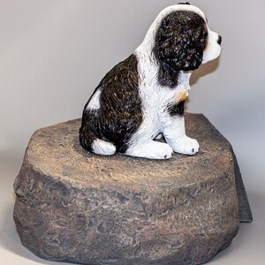 Cocker Spaniel Urn cremation Statue Pet Ashes Holder dog Memorial ...
