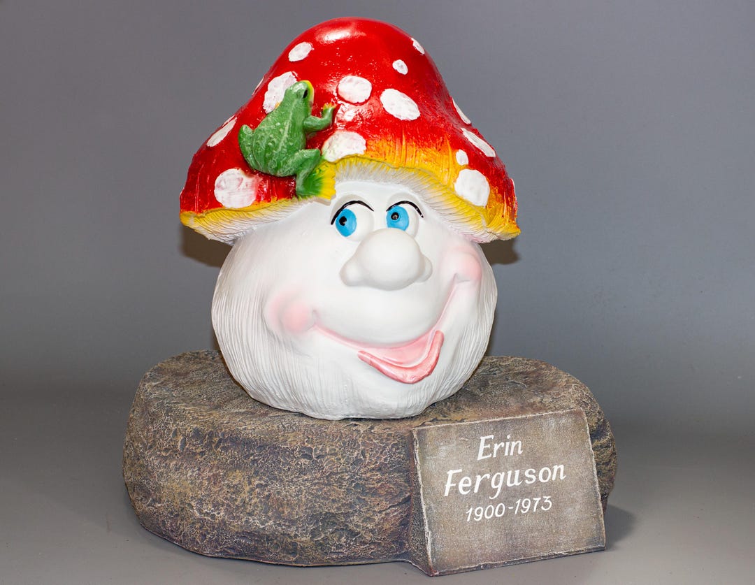 Mushroom Urn Human Ashes *unusual Cremation Memorial Statue *fairytale ...