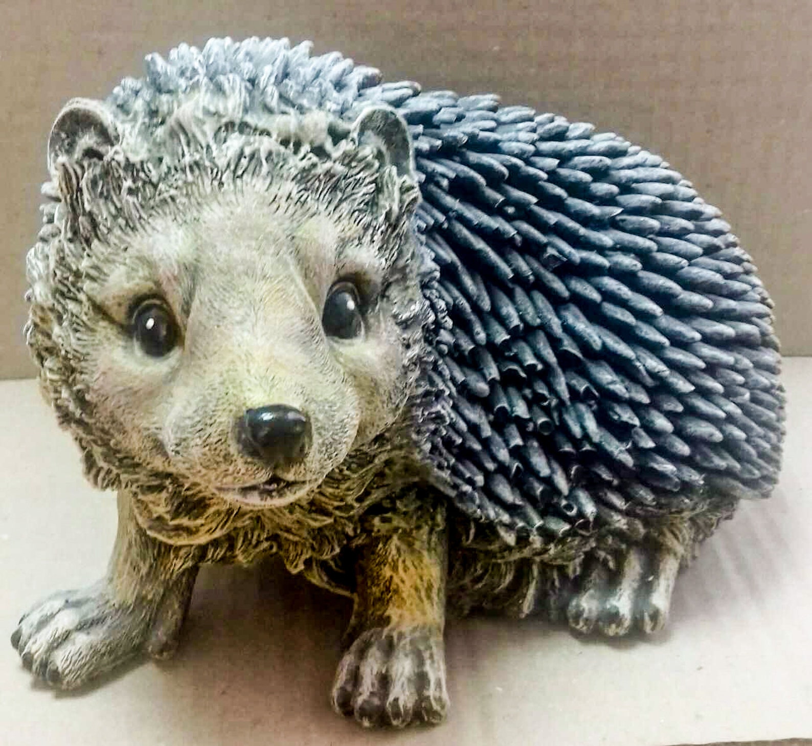 Large Garden Hedgehog figurine Hedgehog garden Decor Animal | Etsy